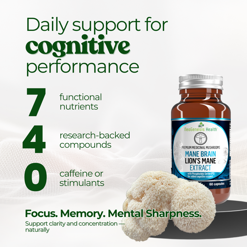 Mane Brain (Lion’s Mane + Phosphatidylserine) 60s